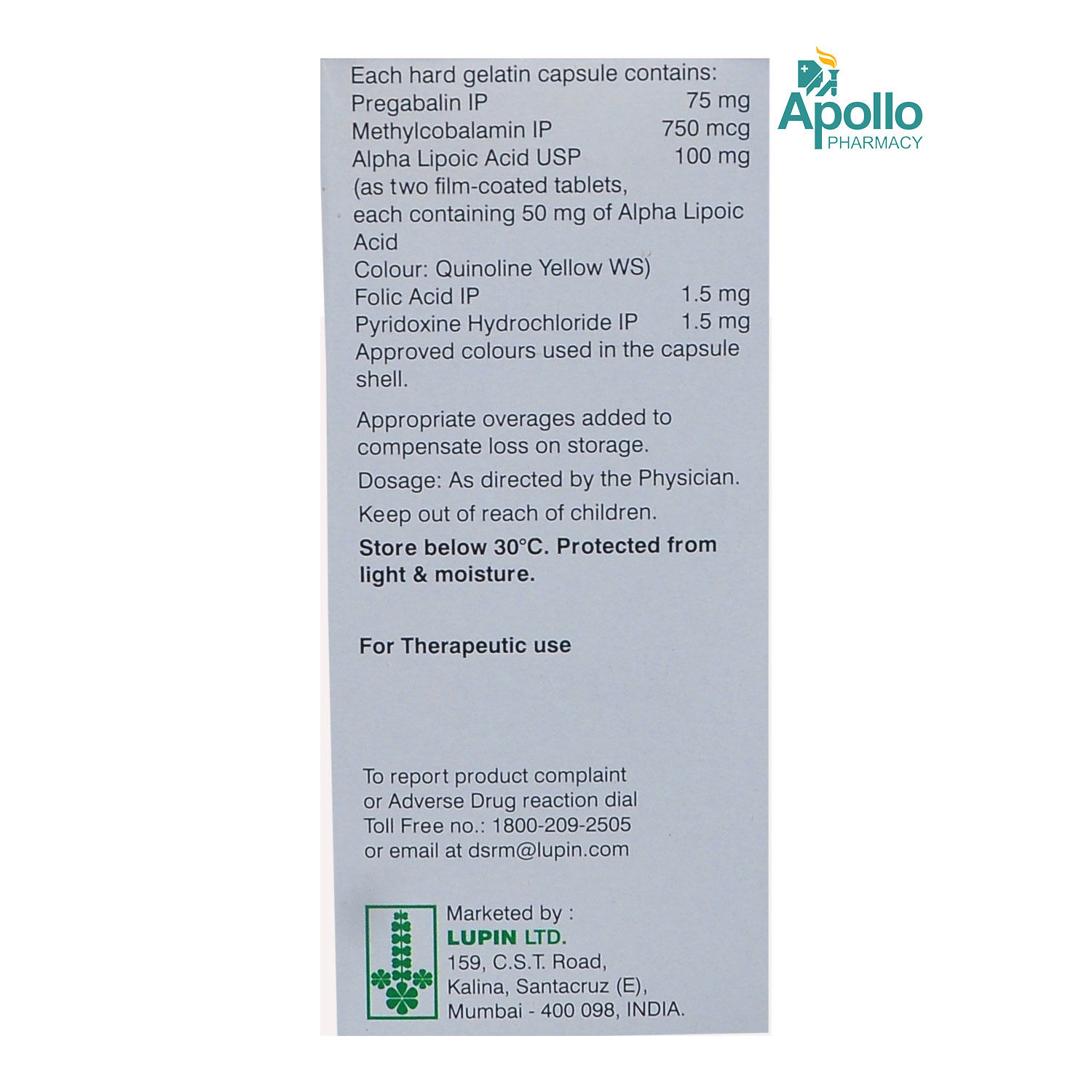 Pregastar Plus Capsule 15's Price, Uses, Side Effects, Composition ...