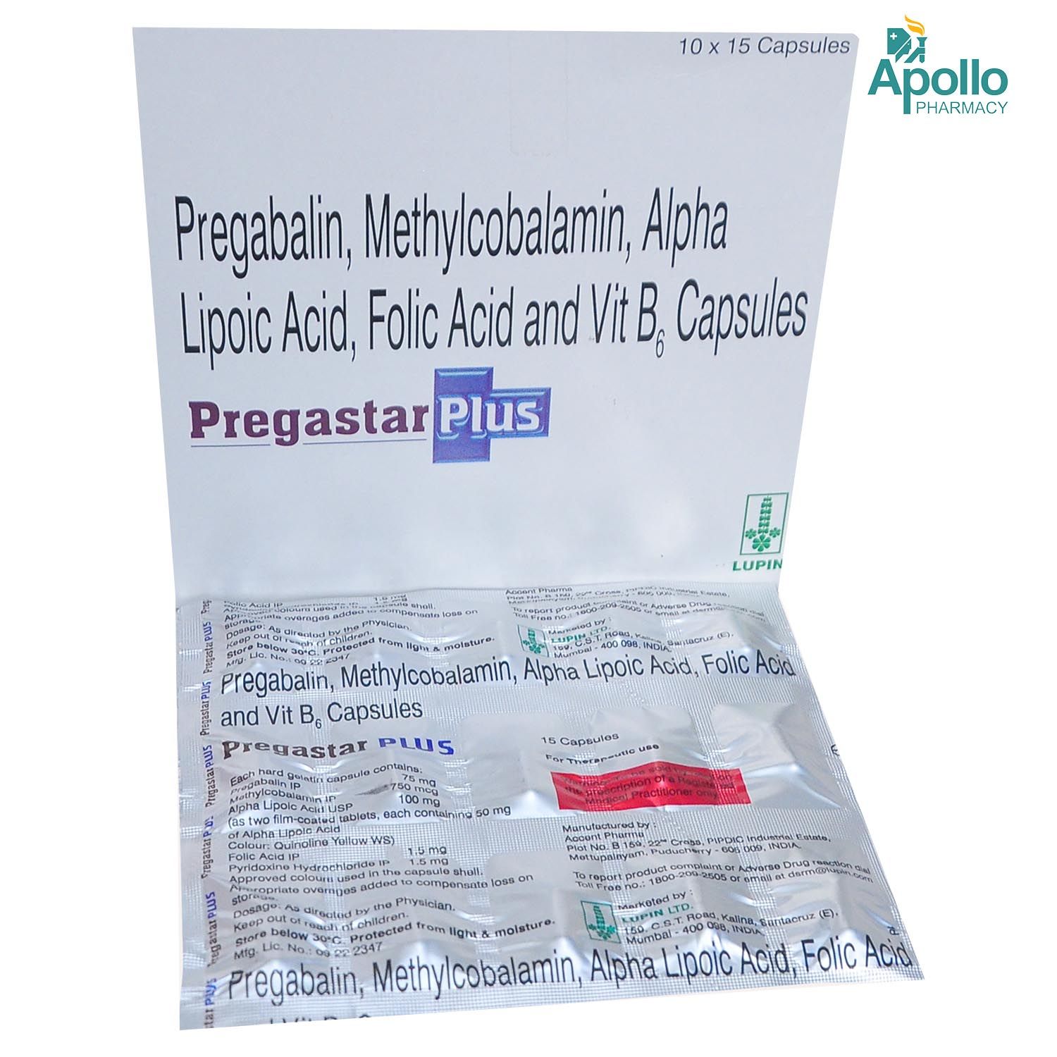 Pregastar Plus Capsule 15's Price, Uses, Side Effects, Composition ...