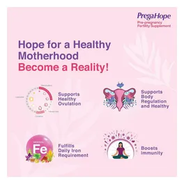 Buy Prega Hope Pre-pregnancy Fertility Supplement for Women, 30 Tablets ...