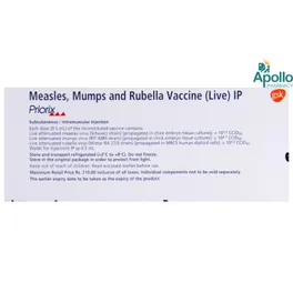 Priorix Vaccine | Uses, Side Effects, Price | Apollo Pharmacy