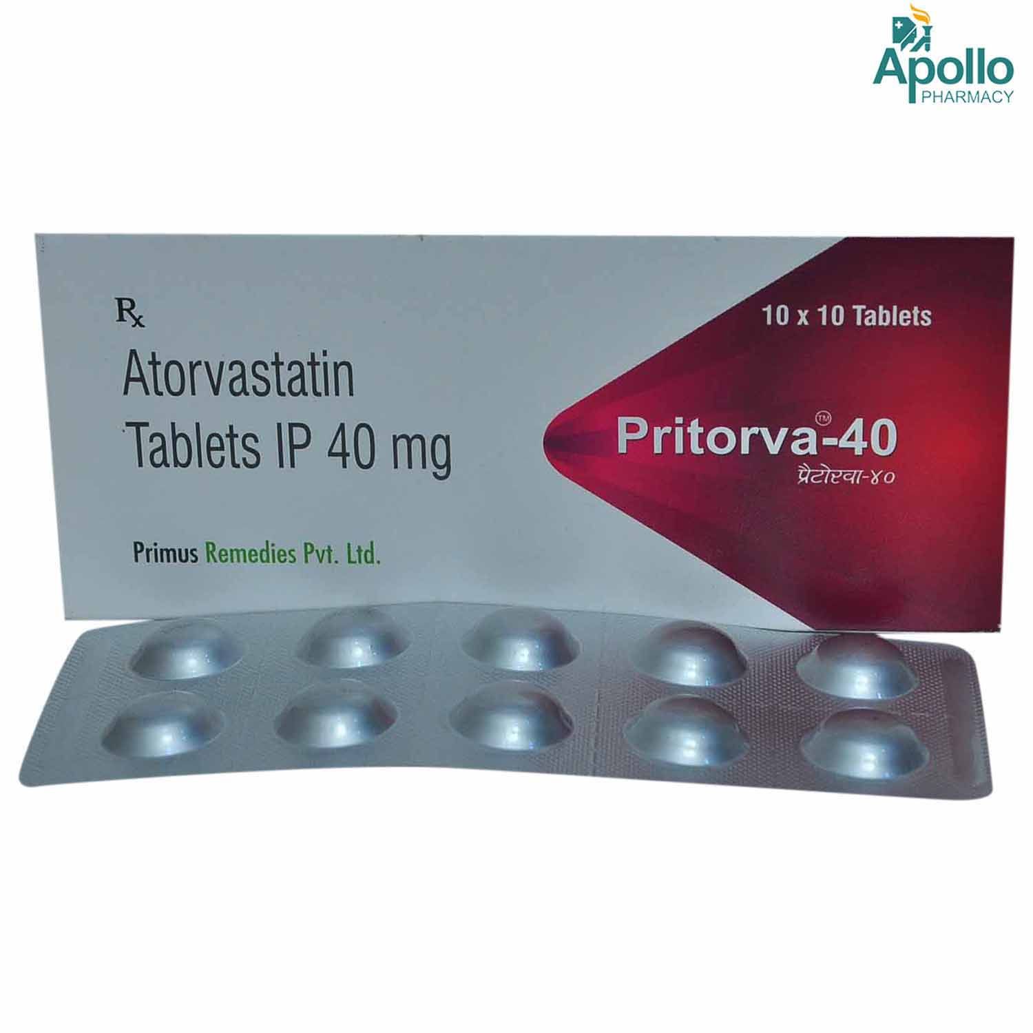PRITORVA 40MG TABLET Price, Uses, Side Effects, Composition - Apollo ...