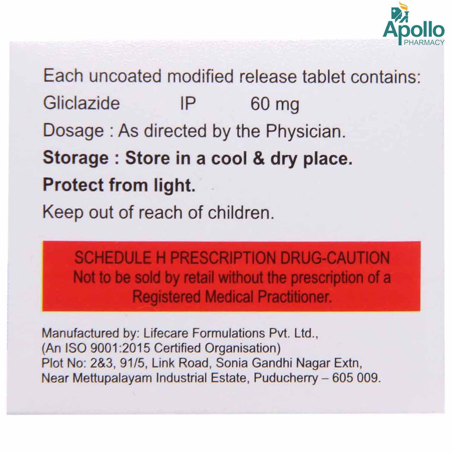 Prizide-MR 60 Tablet | Uses, Side Effects, Price | Apollo Pharmacy