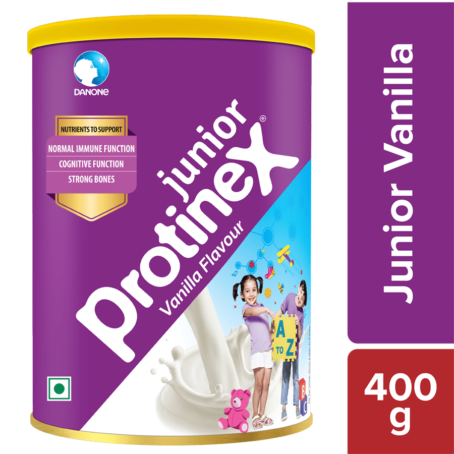 Protinex Junior Vanilla Flavour Nutritional Drink Powder for Kids, 400 ...