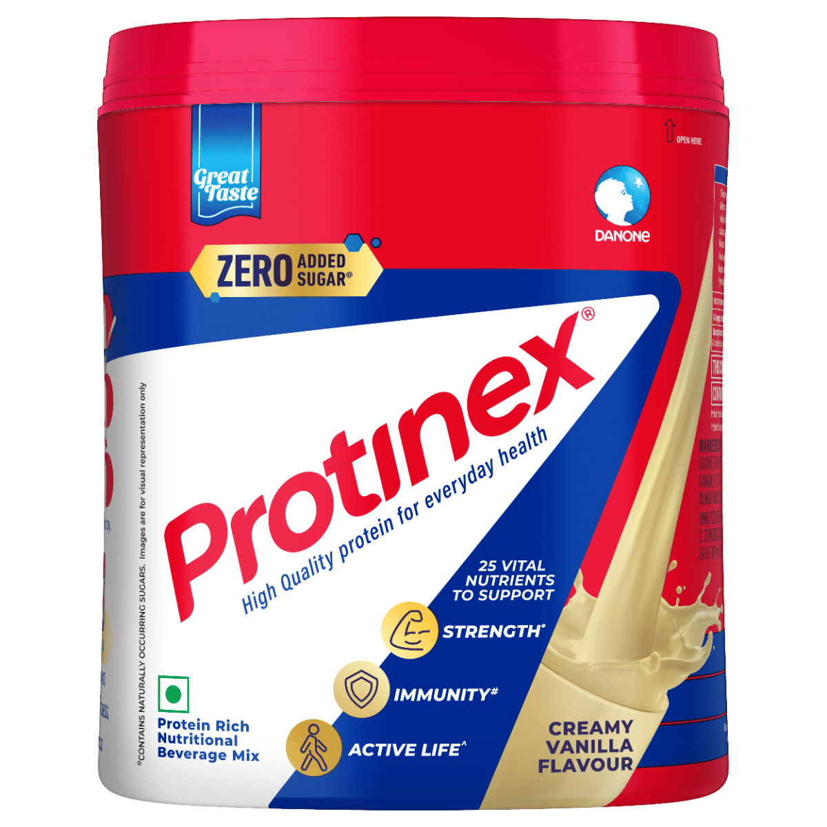 Protinex Creamy Vanilla Flavour Nutritional Drink Powder, 400 gm Price ...