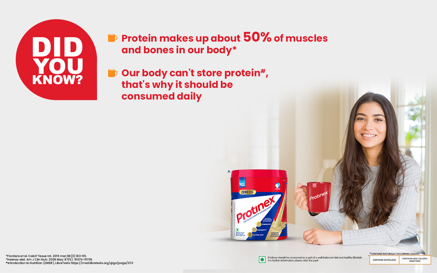 Protinex Creamy Vanilla Flavour Nutritional Drink Powder, 400 gm Price ...