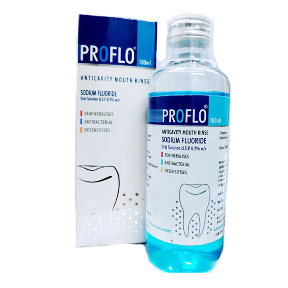 Proflo Anticavity Mouth Rinse, 180 ml Price, Uses, Side Effects ...