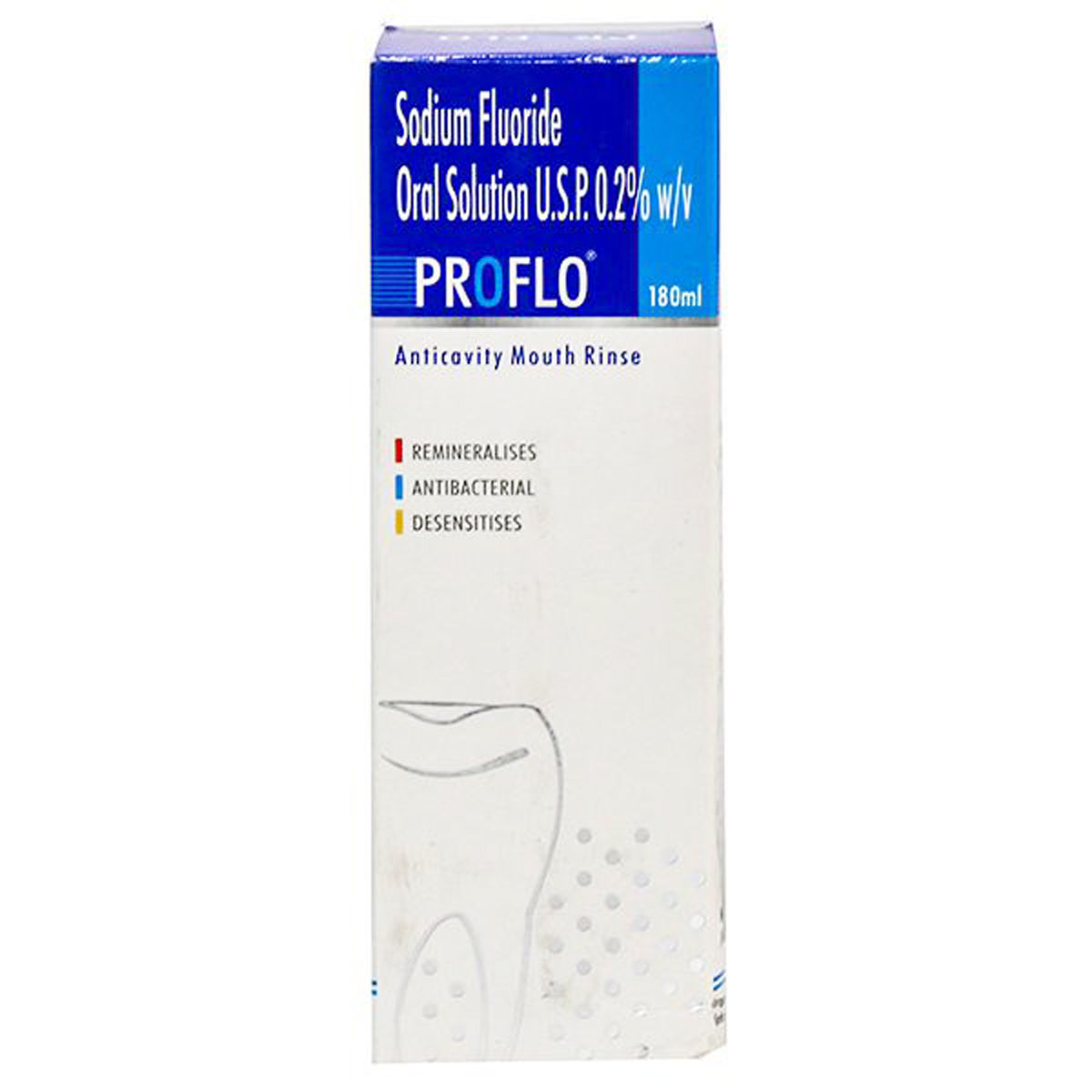 Proflo Anticavity Mouth Rinse, 180 ml Price, Uses, Side Effects ...