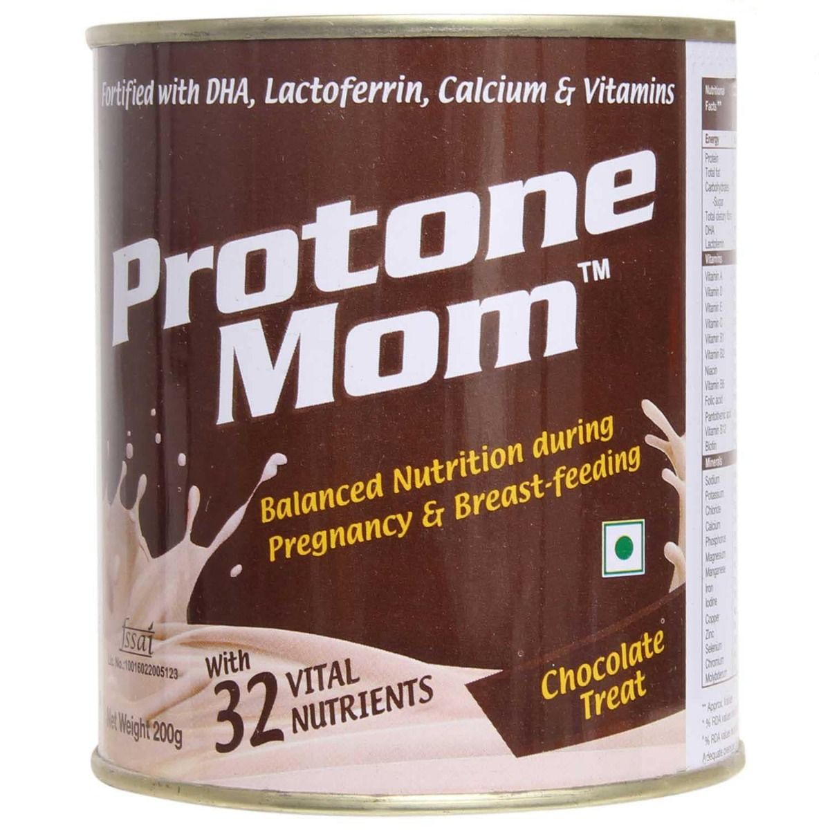Protone Mom Chocolate Flavour Powder | Uses, Side Effects, Price ...