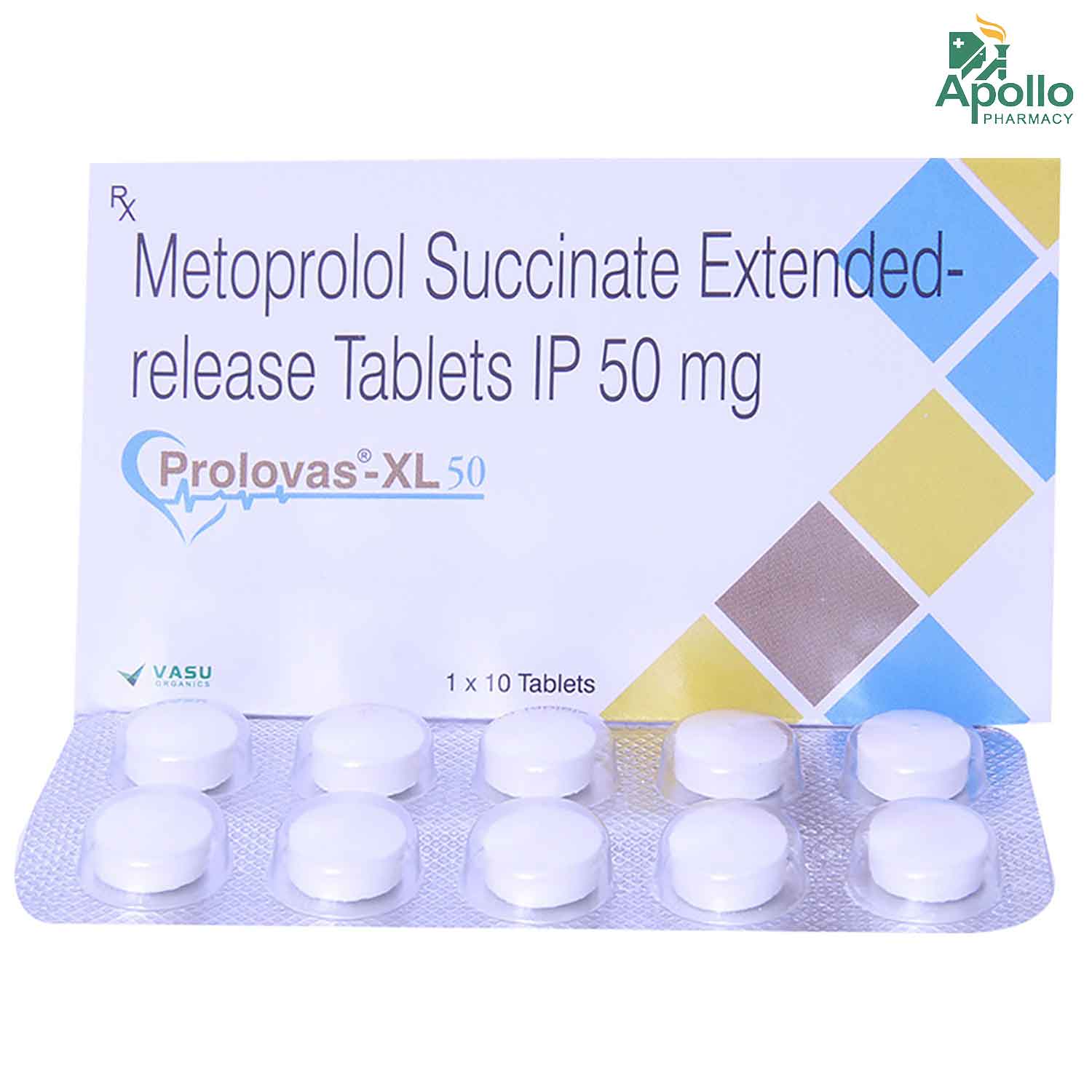 Prolovas-XL 50 Tablet | Uses, Side Effects, Price | Apollo Pharmacy