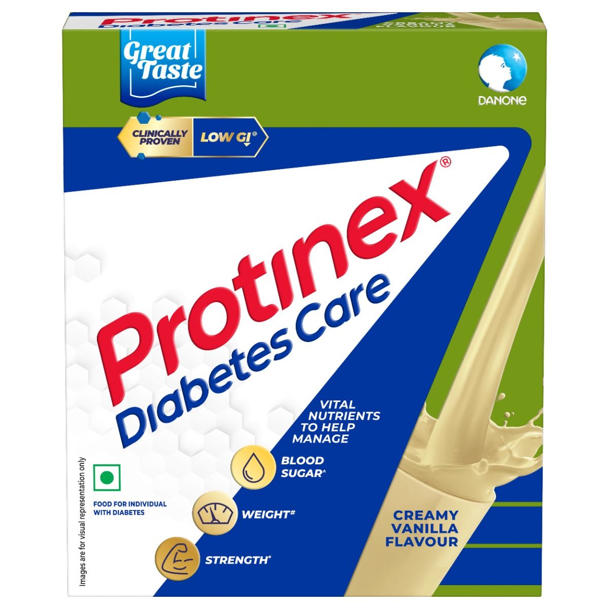 Protinex Diabetes Care Creamy Vanilla Flavour Nutritional Drink Powder ...