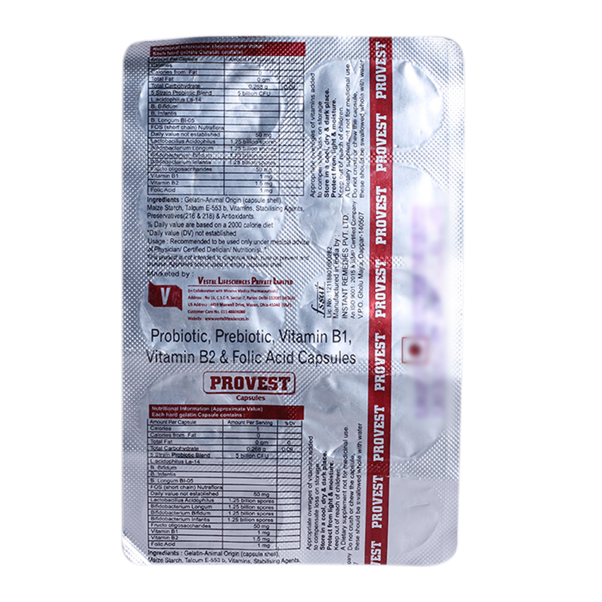 Provest Capsule | Uses, Side Effects, Price | Apollo Pharmacy