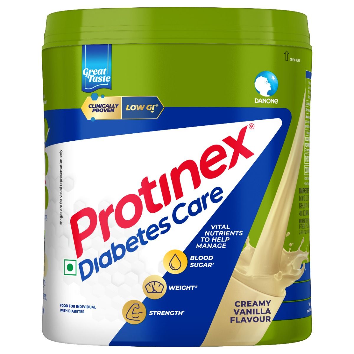 Protinex Diabetes Care Creamy Vanilla Flavour Nutritional Drink Powder ...
