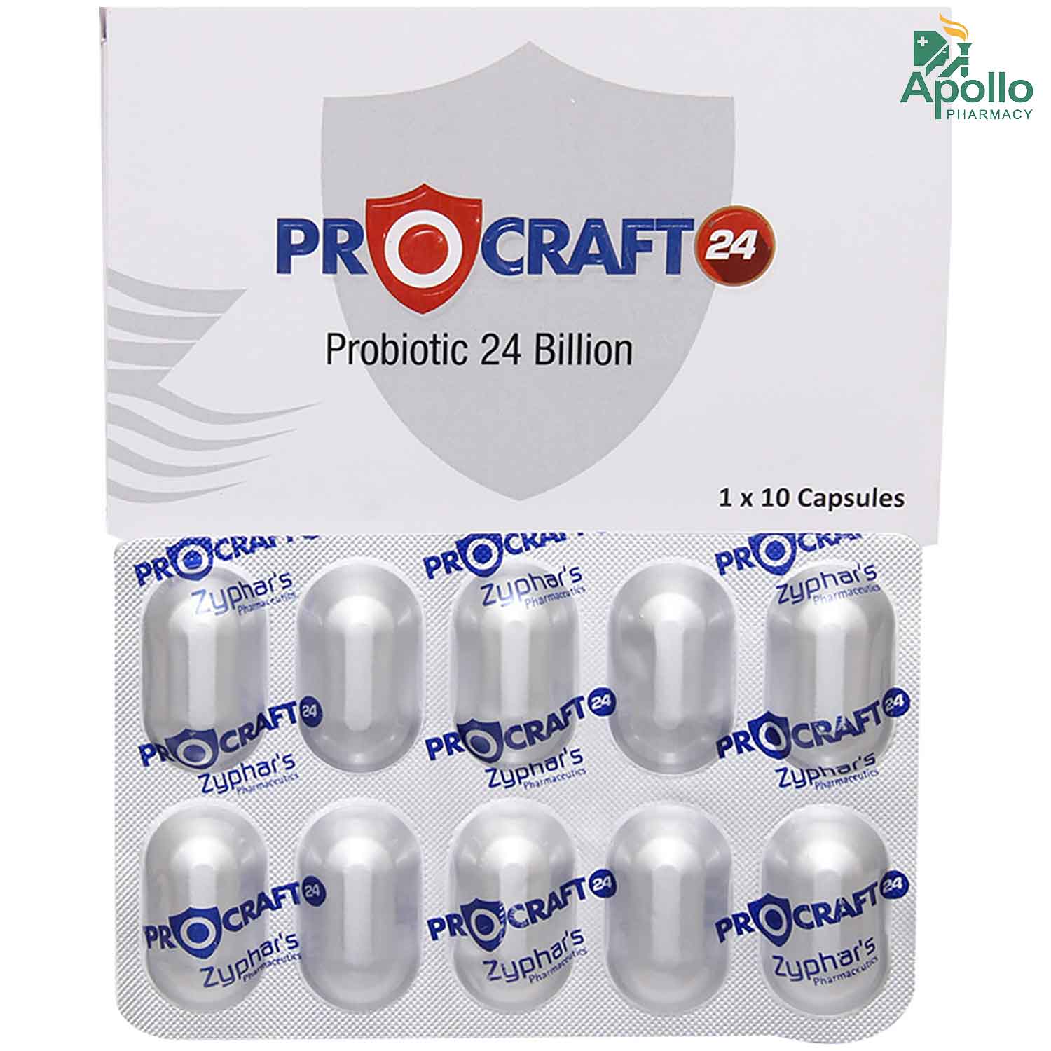 Procraft 24 Capsule | Uses, Side Effects, Price | Apollo Pharmacy