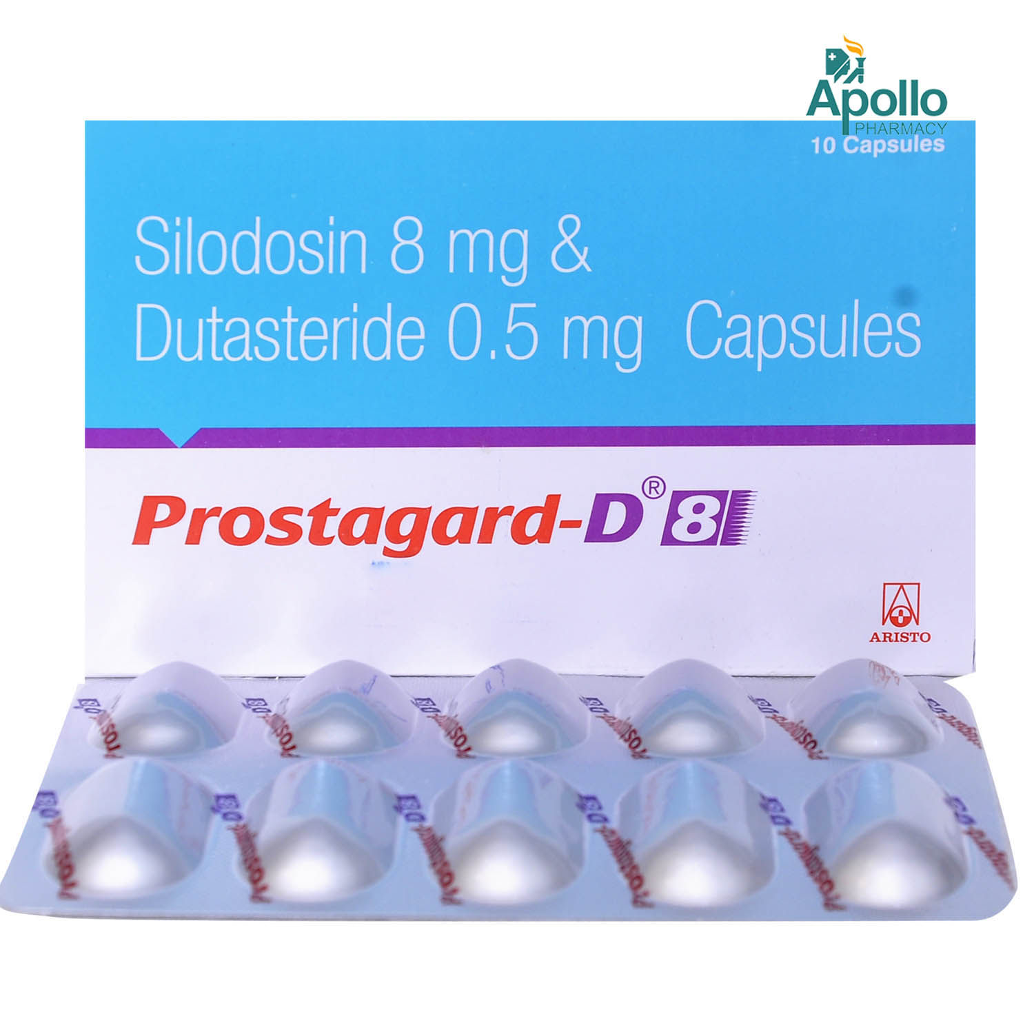 Prostagard-D 8 Capsule 10's Price, Uses, Side Effects, Composition ...