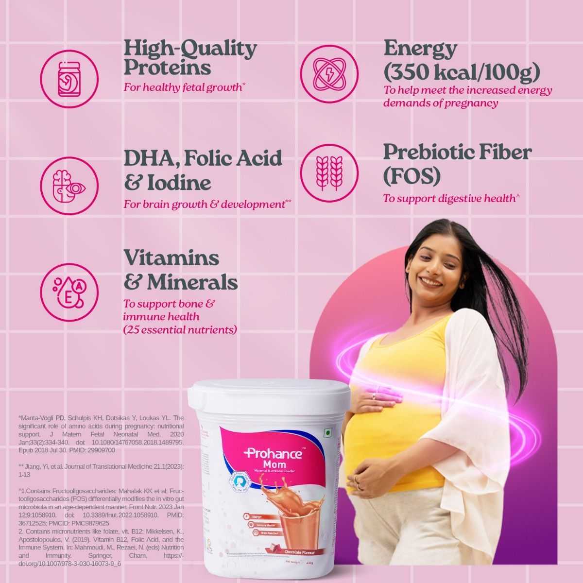 Buy Prohance Mom Chocolate Flavour Powder, 400 gm | 19 Minutes Delivery ...