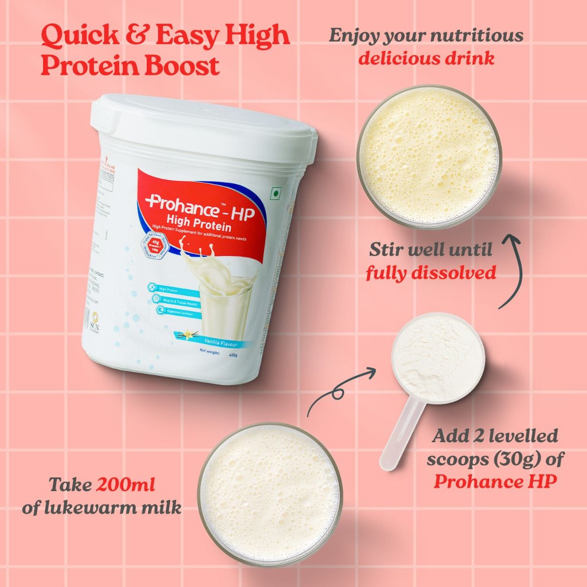 Buy Prohance-HP Sugar Free Vanilla Powder 400 gm | 19 Minutes Delivery ...