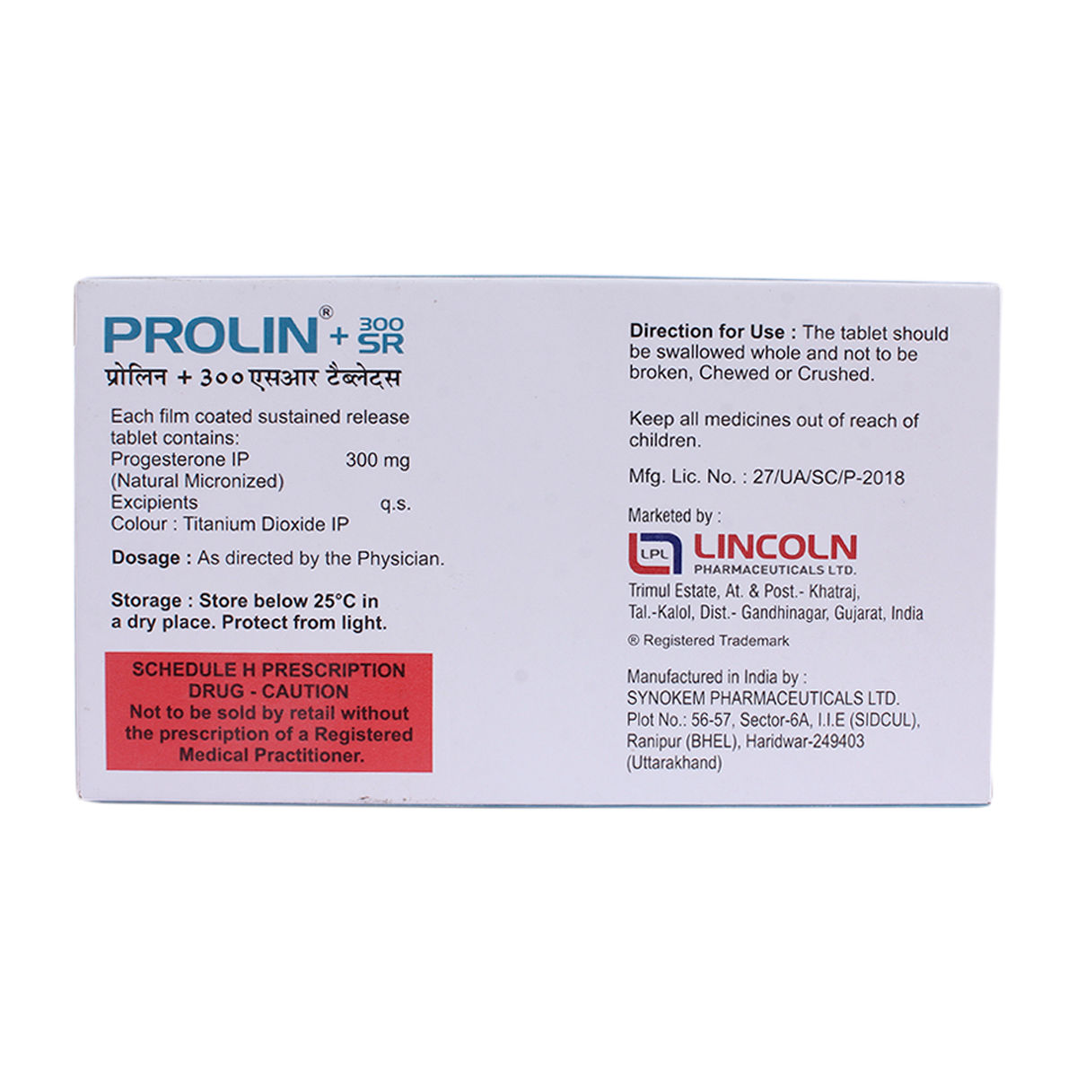 Prolin Plus 300 Tablet 10's Price, Uses, Side Effects, Composition ...