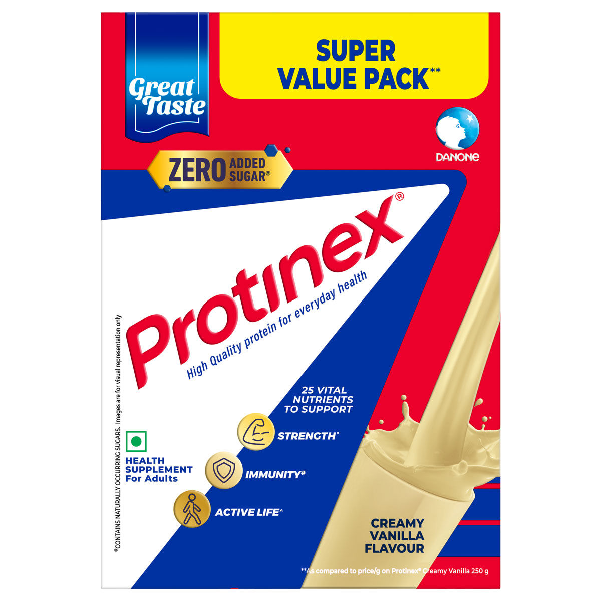 Buy Protinex Creamy Vanilla Flavour Nutrition Powder for Adults, 1 kg ...
