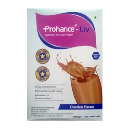 Buy Prohance-Liv Chocolate Flavour Nutritional Drink Powder, 210 gm ...