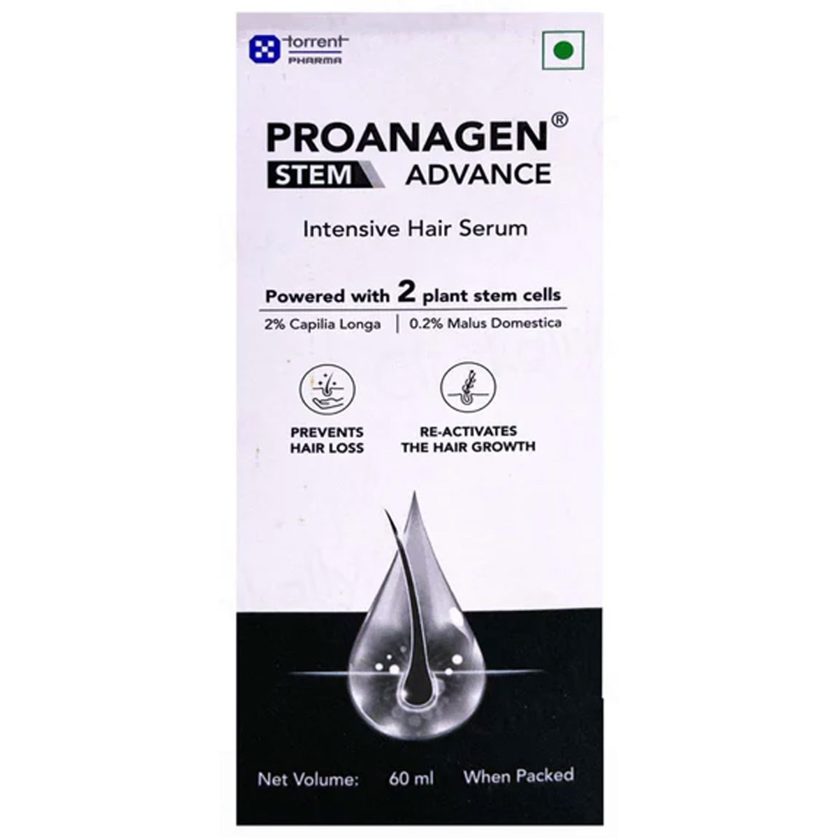 Proanagen Stem Advance Intensive Hair Serum 60 ml | Uses, Side Effects ...