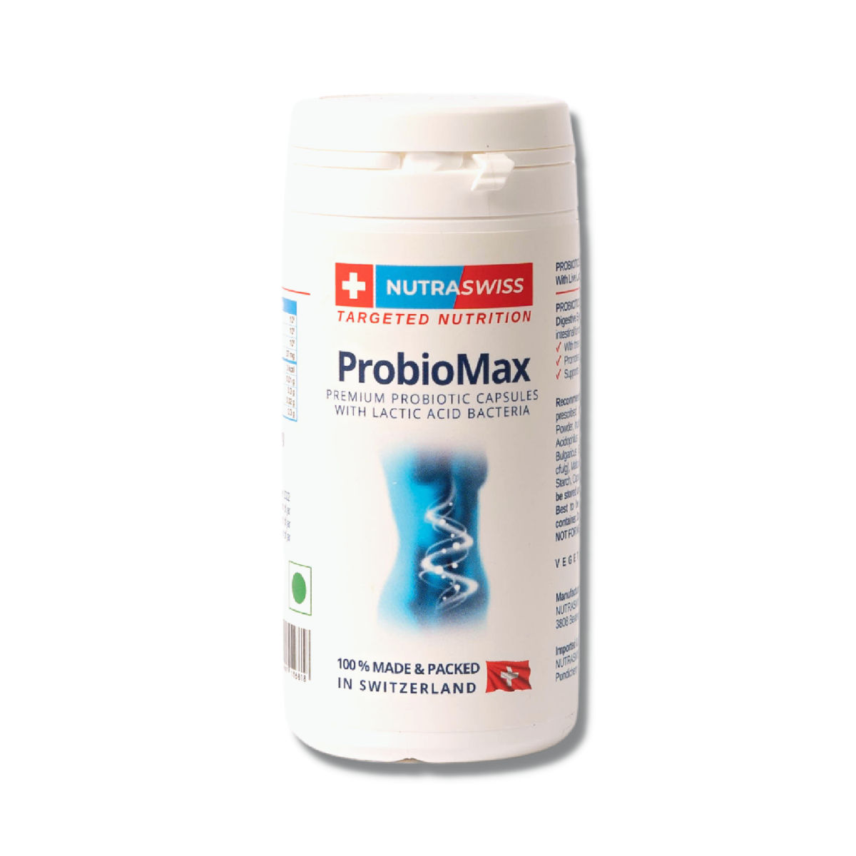 Nutraswiss ProbioMax Probiotic, 60 Capsules Price, Uses, Side Effects ...