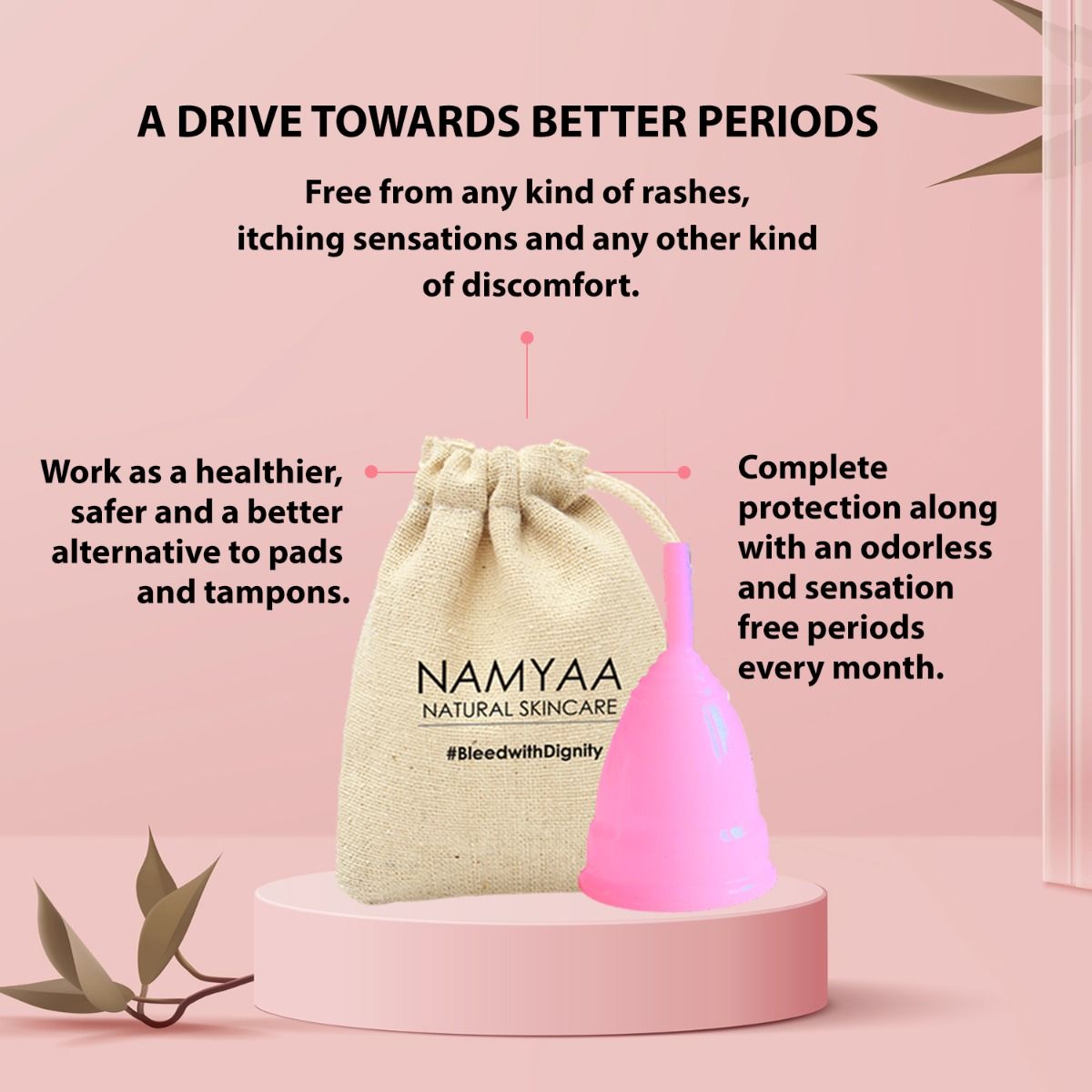 Namyaa Ultra Soft Reusable Menstrual Cup Medium, 1 Count Price, Uses ...