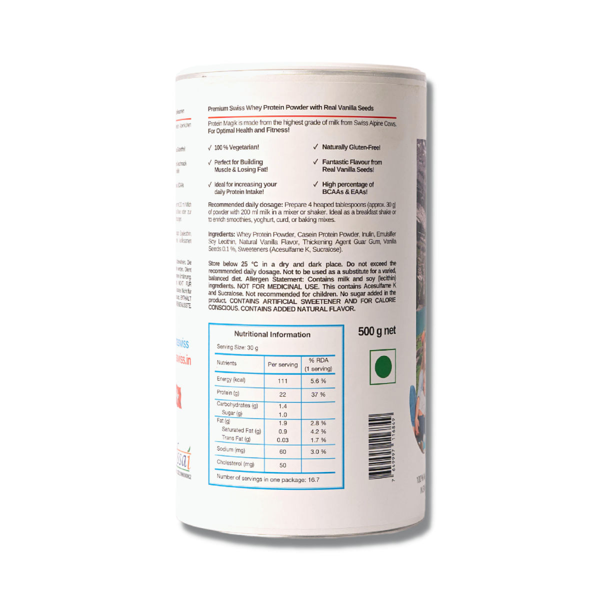 Nutraswiss Protein Magik Powder, 500 gm Price, Uses, Side Effects ...