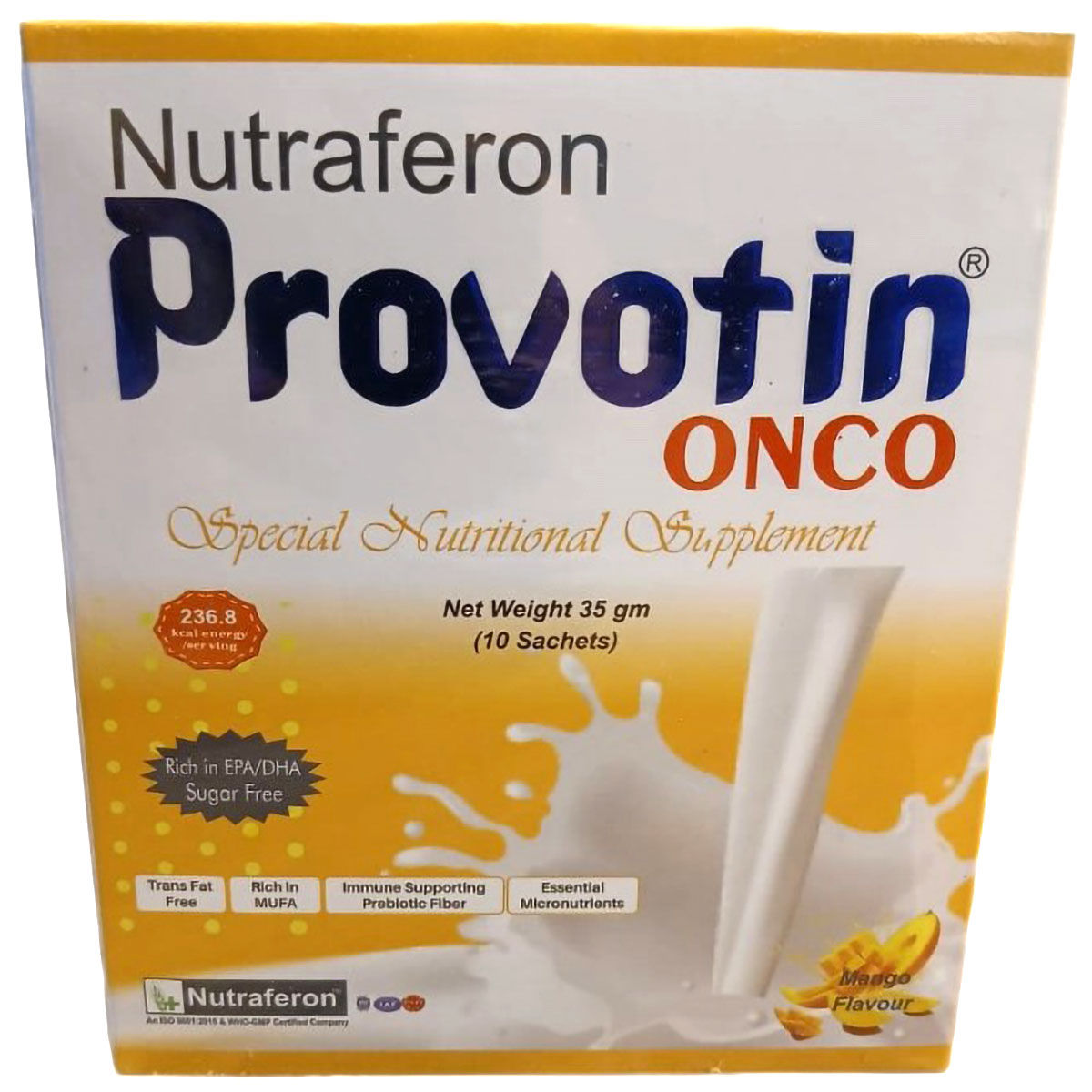 Nutraferon Provotin Onco Sugar Free Mango Flavour Sachet 35G X10 ...