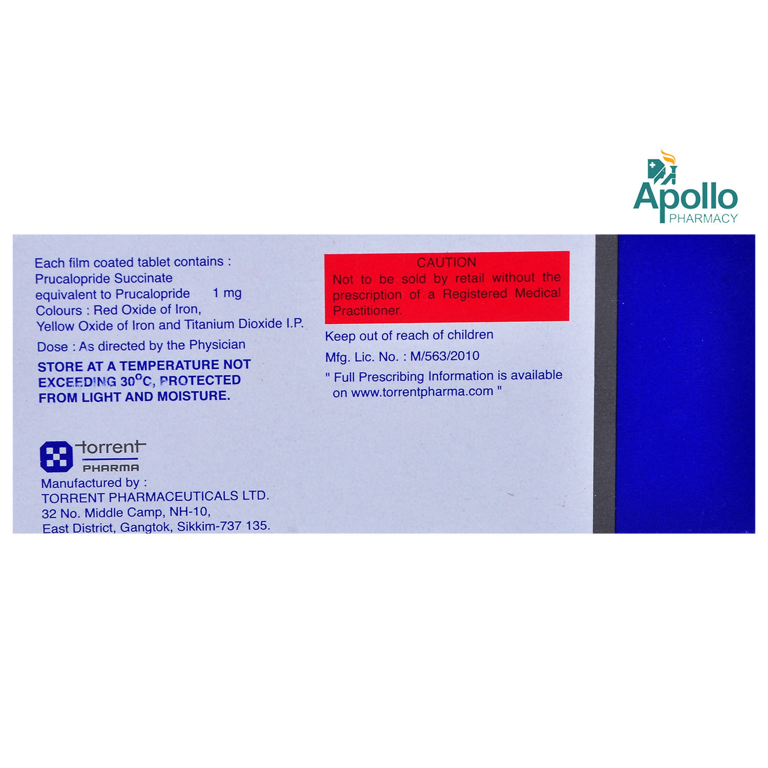 Pruvict 1 Tablet 10's Price, Uses, Side Effects, Composition - Apollo ...