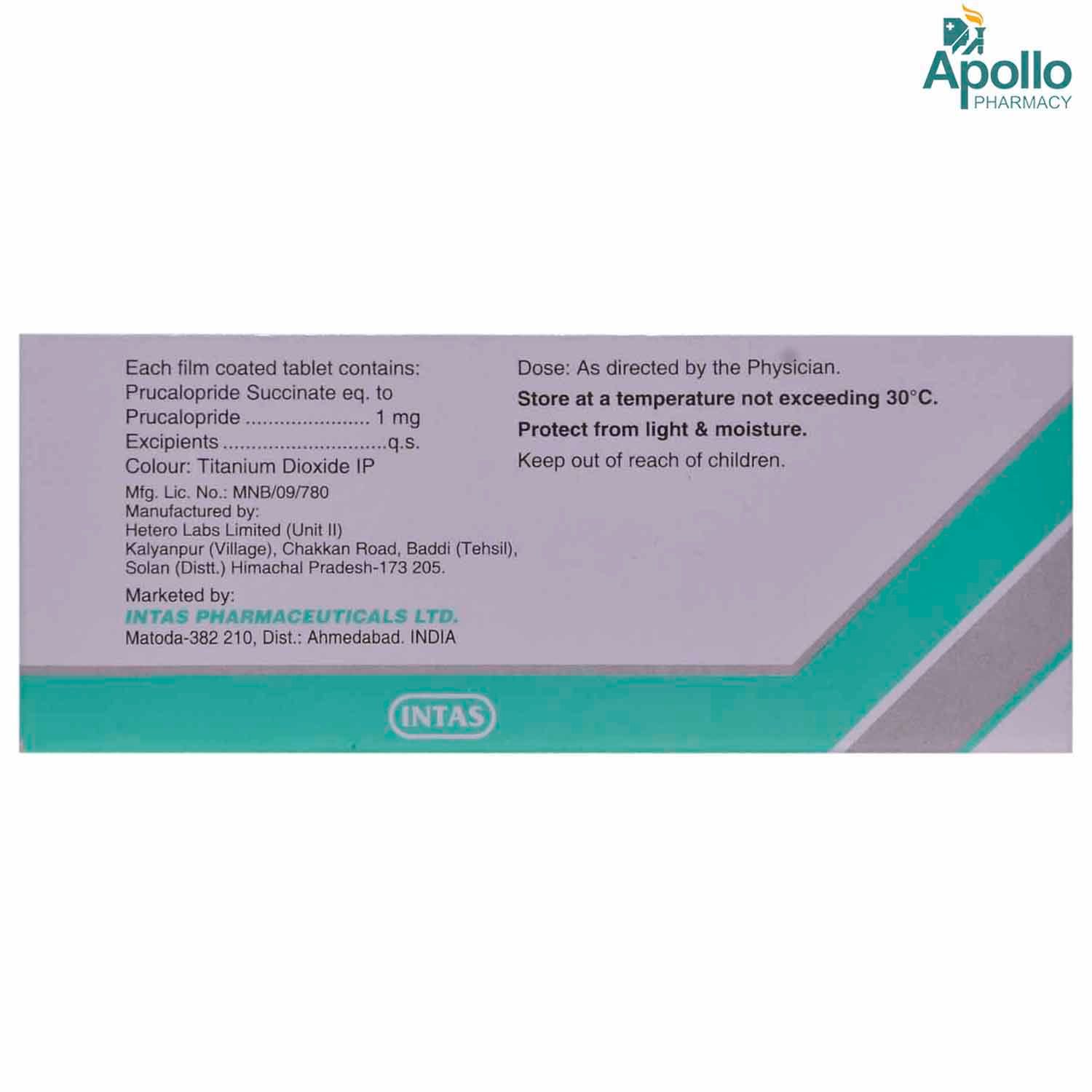 Pruwel 1 Tablet | Uses, Side Effects, Price | Apollo Pharmacy