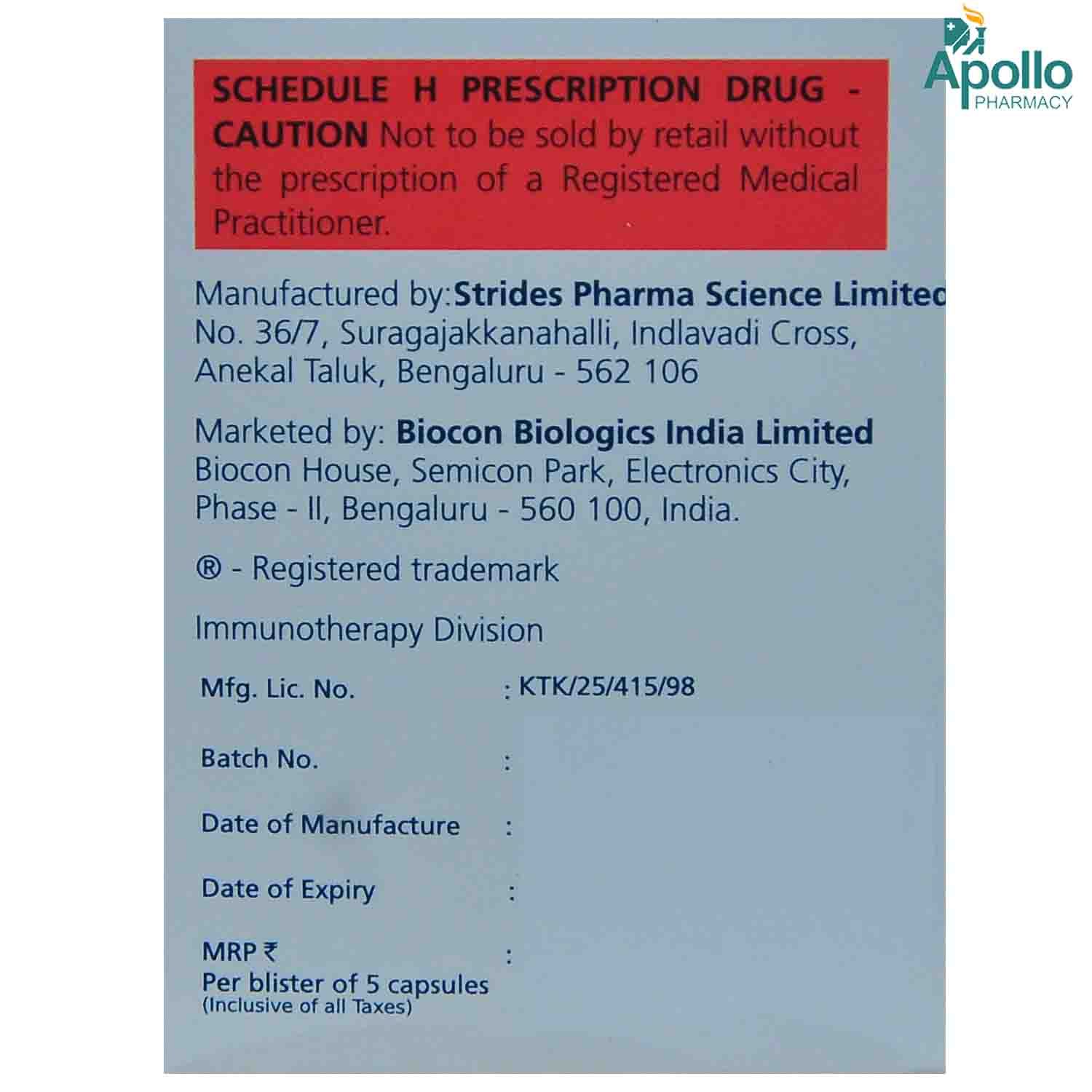 Psorid 25 Capsule 5's Price, Uses, Side Effects, Composition - Apollo ...