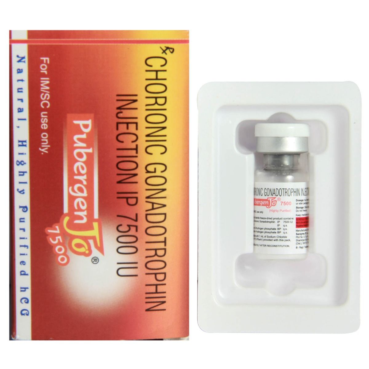 PUBERGEN JO 7500I.U INJECTION Price, Uses, Side Effects, Composition ...