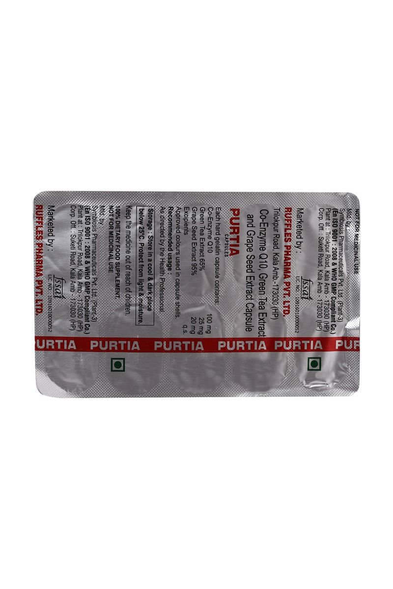 Purtia Capsule 10's Price, Uses, Side Effects, Composition - Apollo ...
