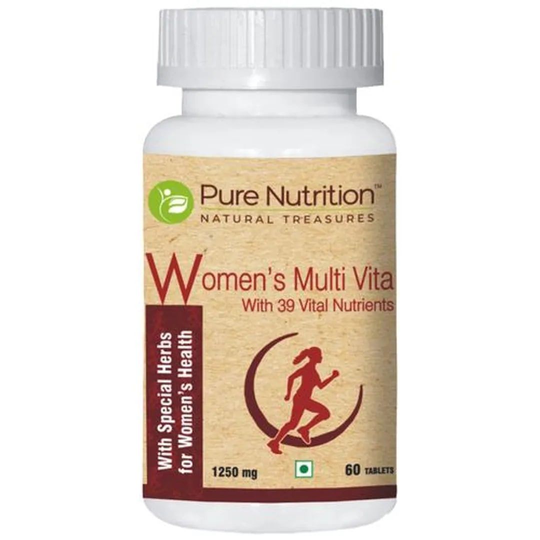 Pure Nutrition Multivitamin for Women, 60 Tablets Price, Uses, Side ...