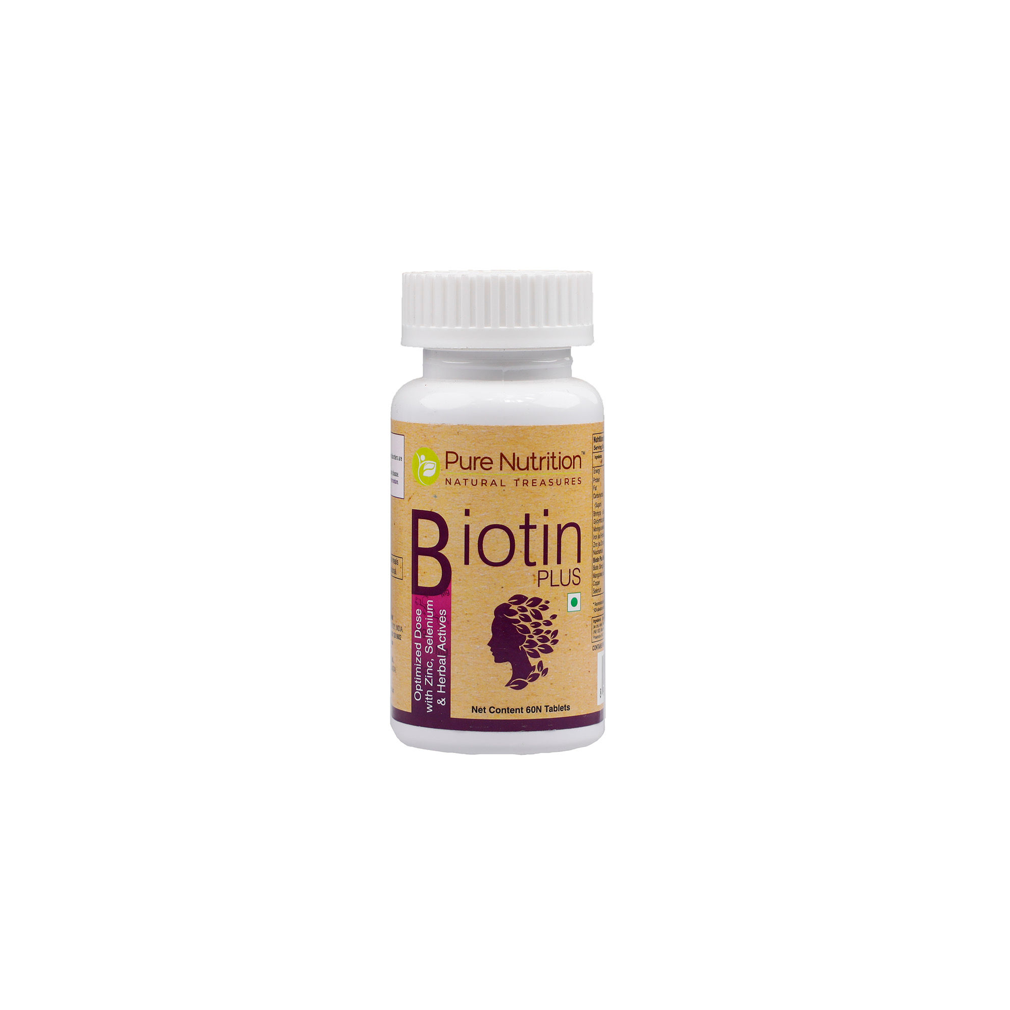 Pure Nutrition Biotin⁺, 60 Tablets Price, Uses, Side Effects ...