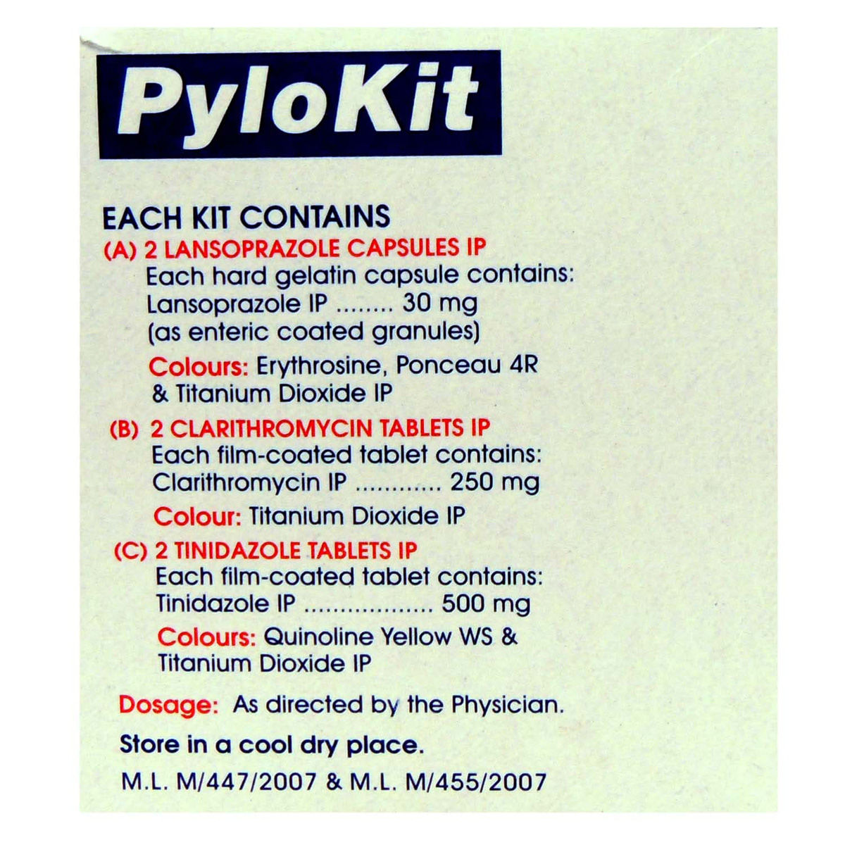 Pylokit Kit 1's Price, Uses, Side Effects, Composition - Apollo Pharmacy