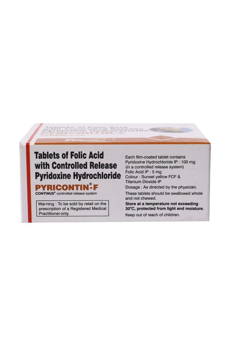 Pyricontin-F Tablet 10's Price, Uses, Side Effects, Composition ...