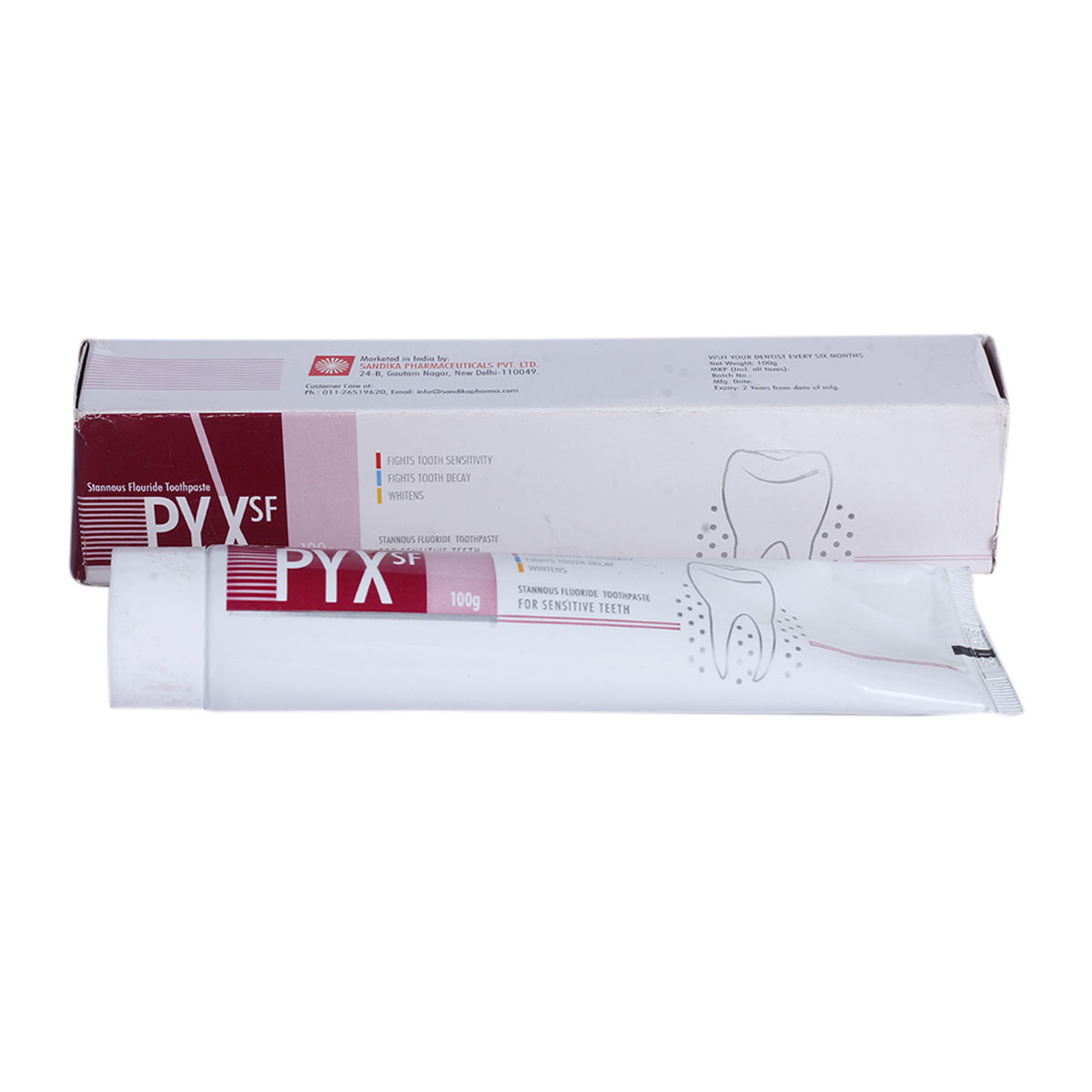 Pyx Sf Toothpaste, 100 gm Price, Uses, Side Effects, Composition ...