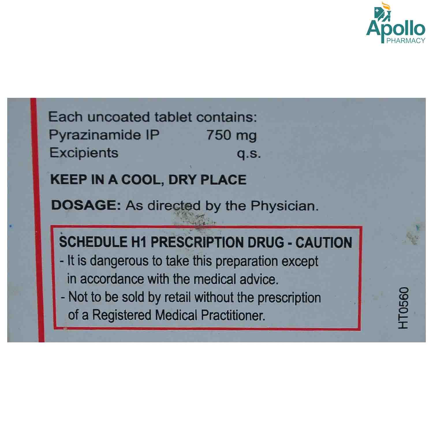 P-Zide 750mg Tablet 10's Price, Uses, Side Effects, Composition ...