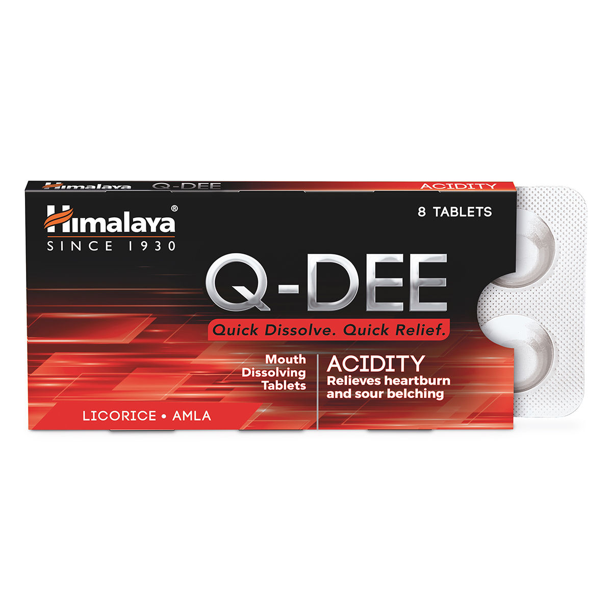 Buy Himalaya Q-Dee Acidity Relief, 8 Tablets | 19 Minutes Delivery ...