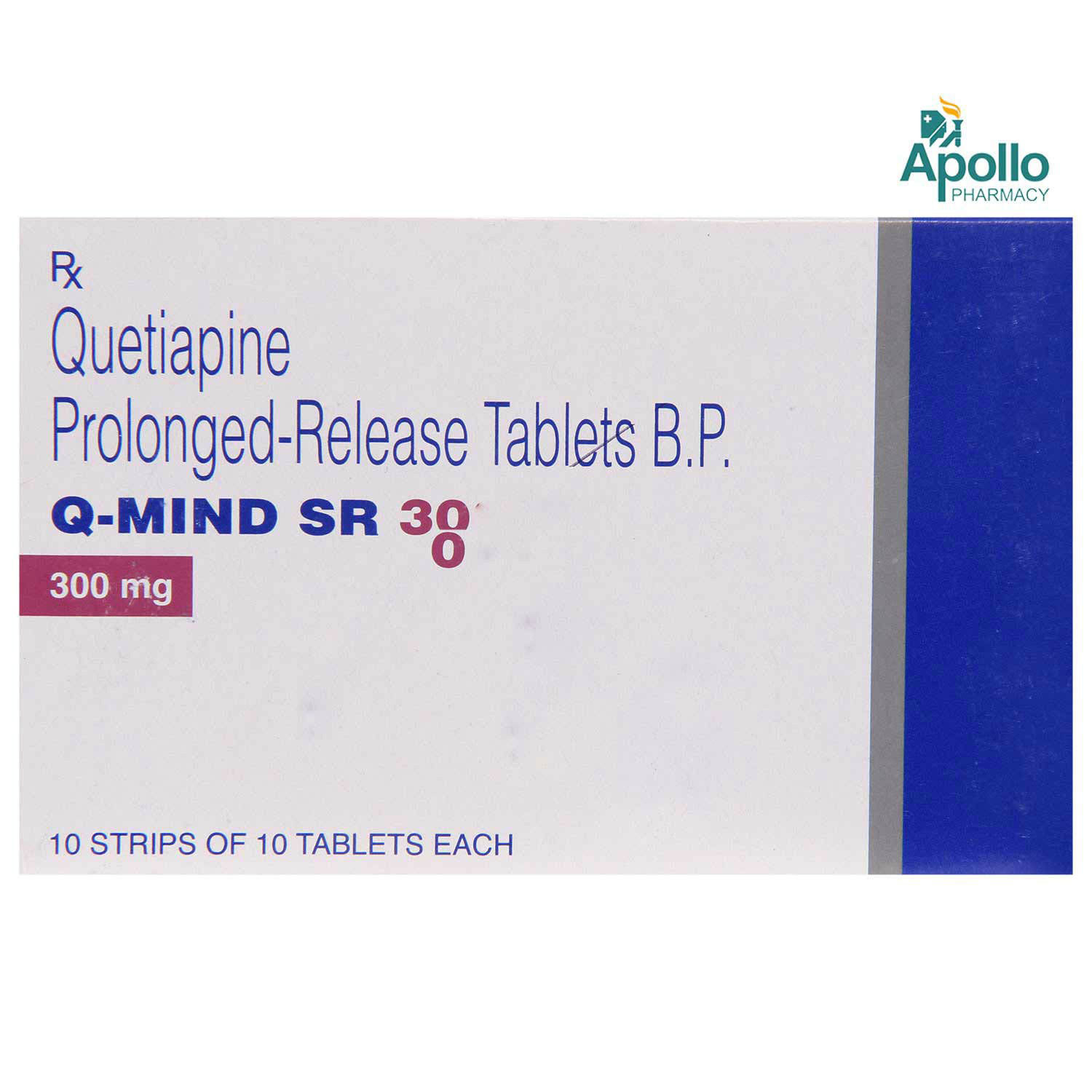 Q MIND SR 300MG TABLET | Uses, Side Effects, Price | Apollo Pharmacy
