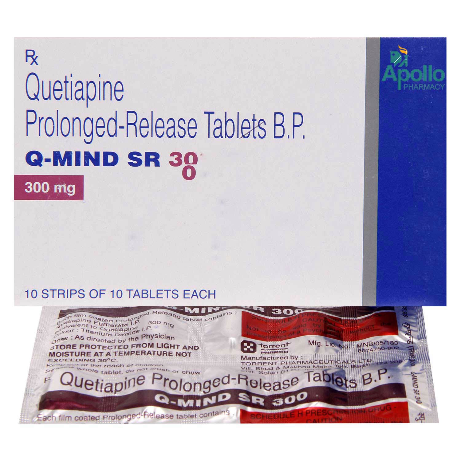 Q MIND SR 300MG TABLET Price, Uses, Side Effects, Composition - Apollo ...