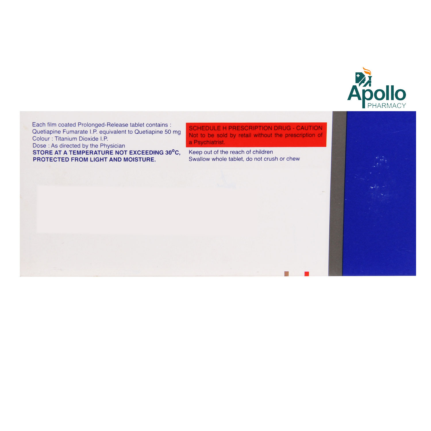 Q MIND SR 50MG TABLET Price, Uses, Side Effects, Composition - Apollo ...