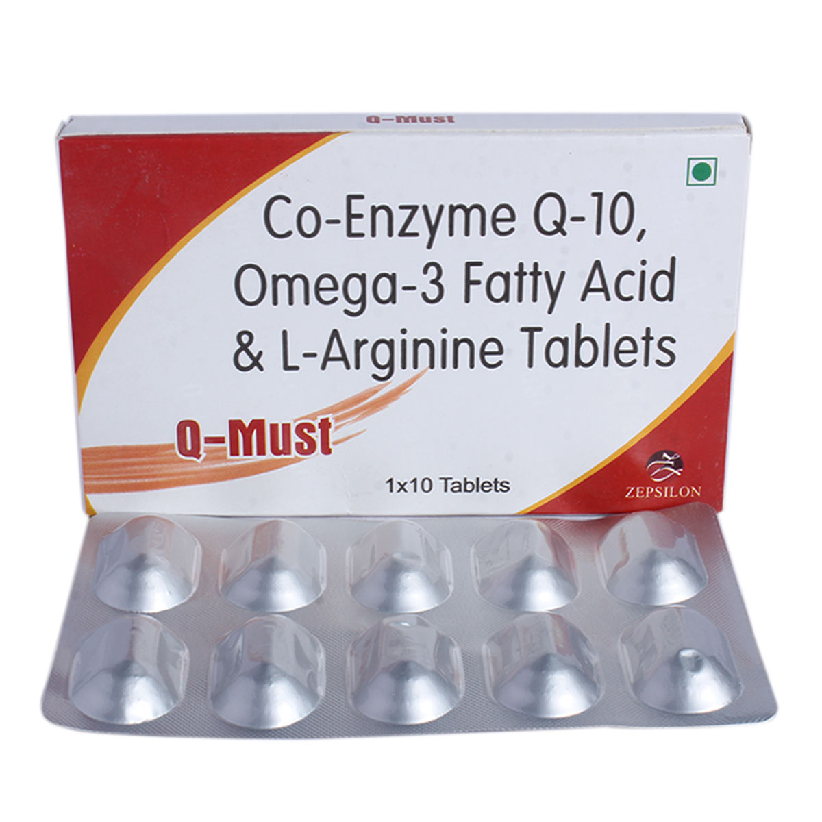 Q-Must Tablet 10's Price, Uses, Side Effects, Composition - Apollo Pharmacy