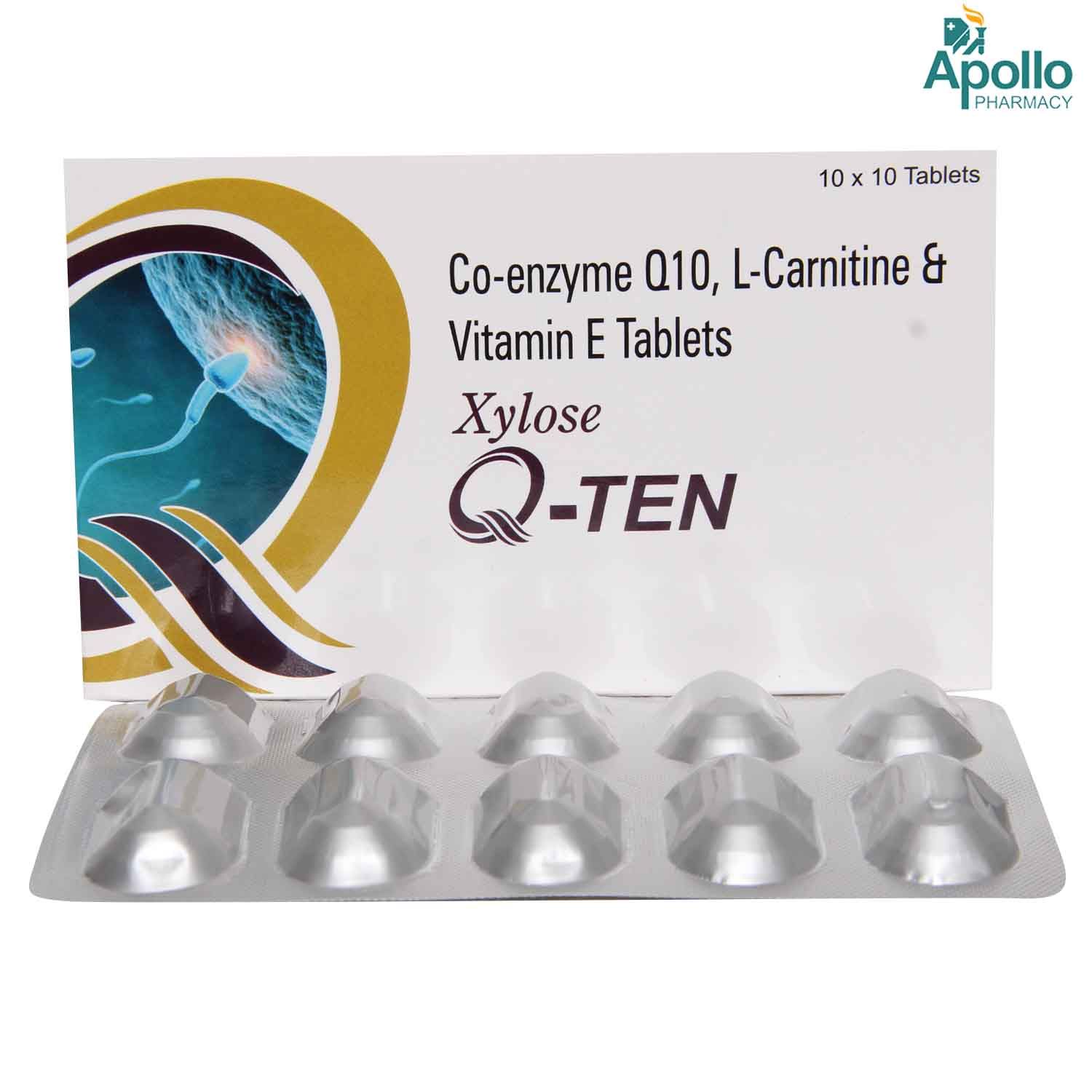 Q-Ten Tablet 10's Price, Uses, Side Effects, Composition - Apollo Pharmacy