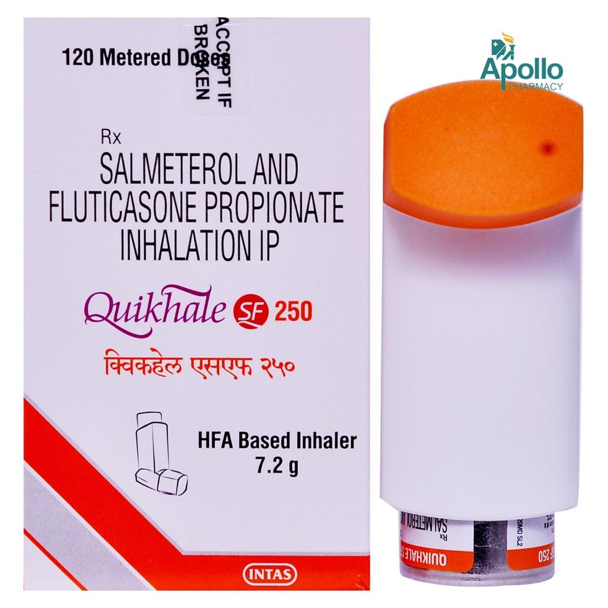 QUIKHALE SF 250MG INHALER Price, Uses, Side Effects, Composition ...