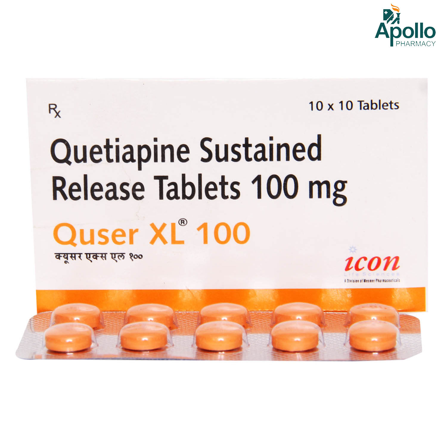 QUSER XL 100MG TABLET Price, Uses, Side Effects, Composition - Apollo ...
