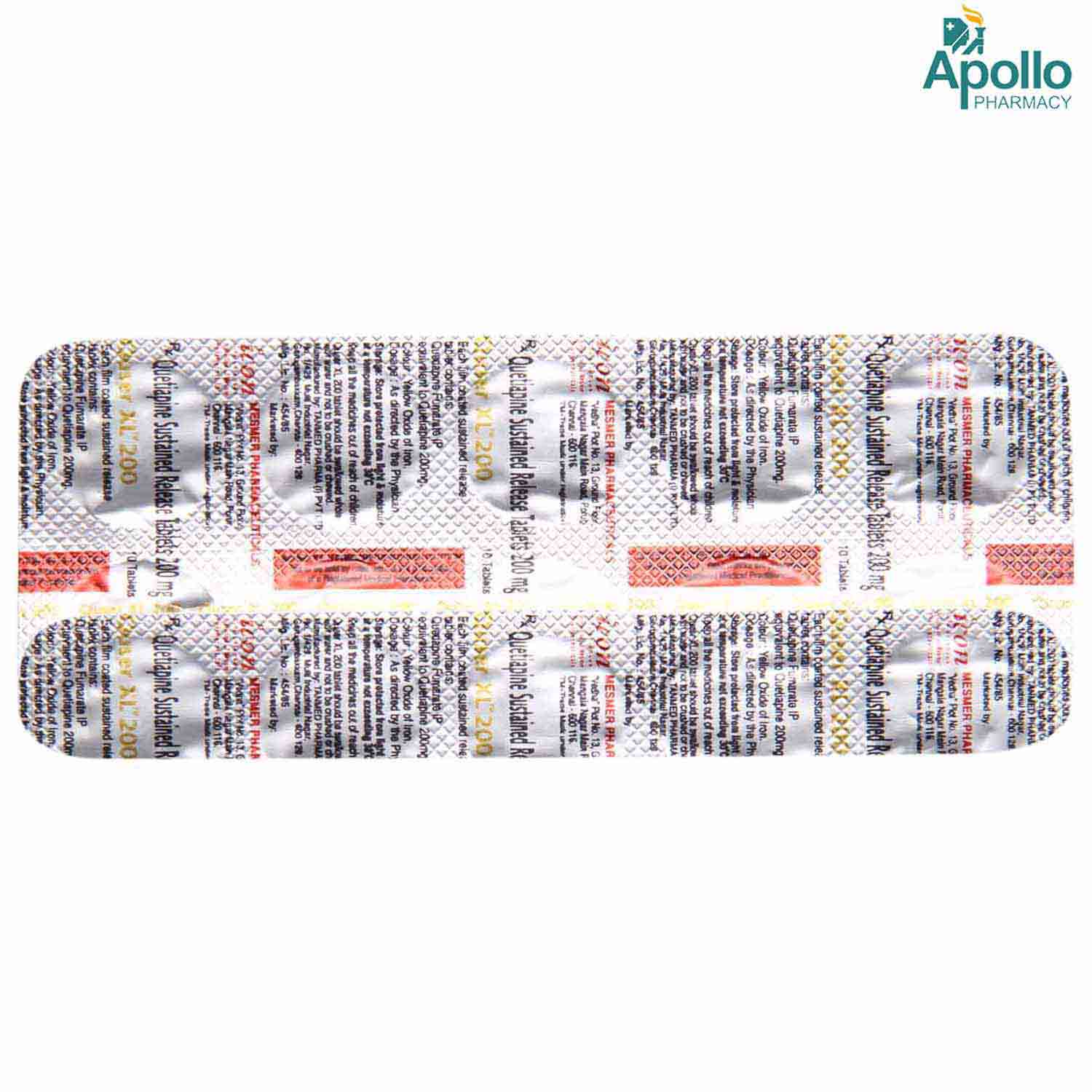 QUSER XL 200MG TABLET Price, Uses, Side Effects, Composition - Apollo ...
