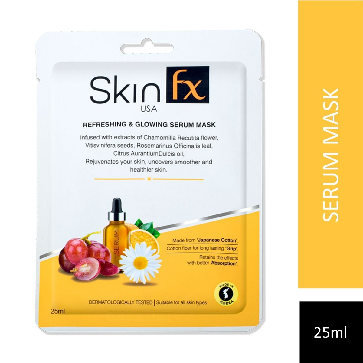 Skin Fx Refreshing & Glowing Serum Mask, 25 ml Price, Uses, Side ...