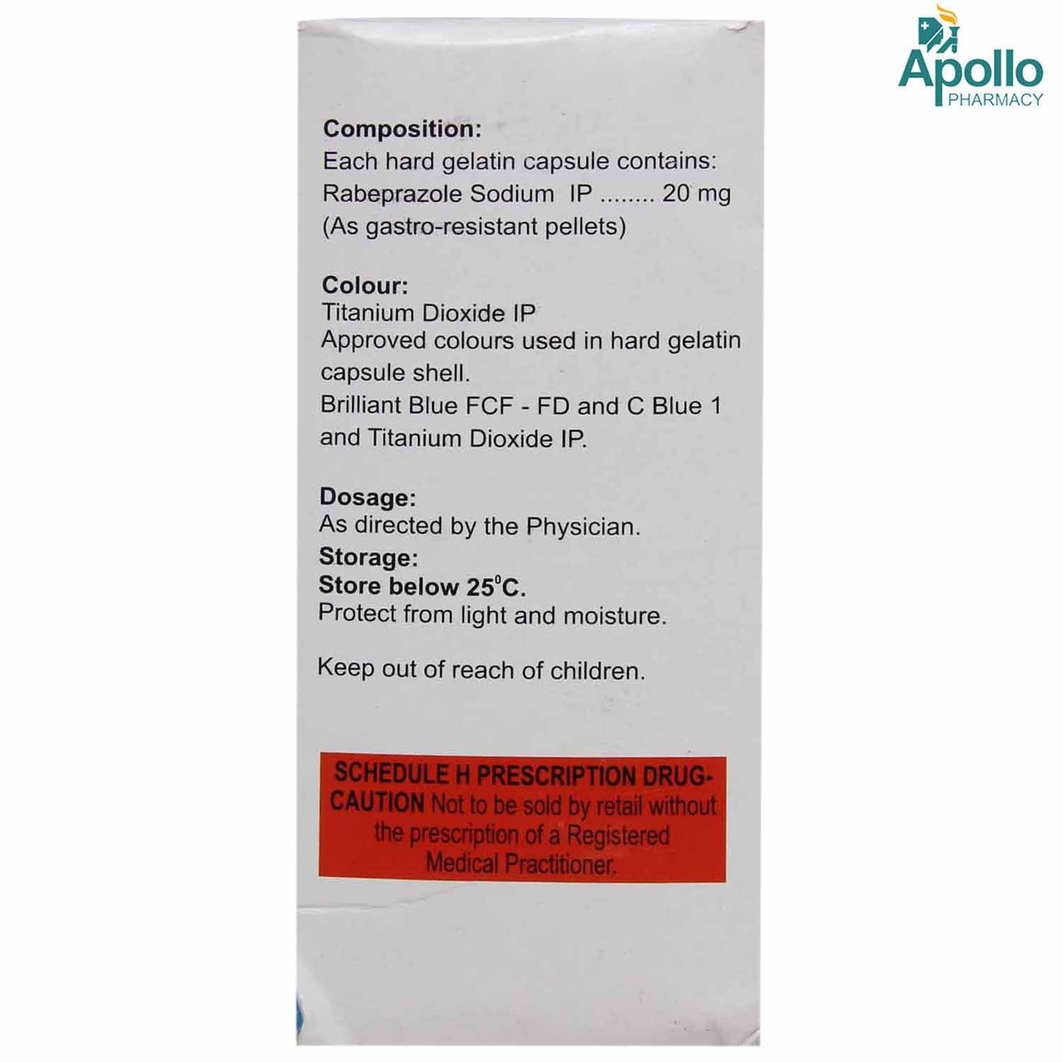 Rabiplus Capsule 15's Price, Uses, Side Effects, Composition - Apollo ...